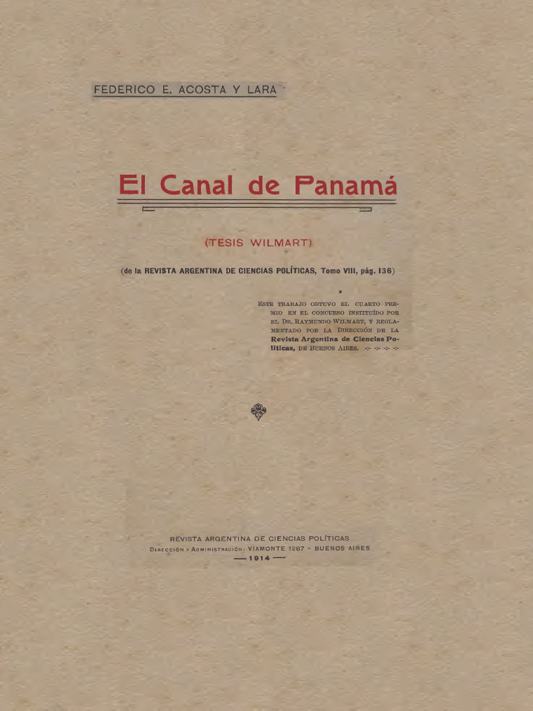 El Canal de Panama | PDF