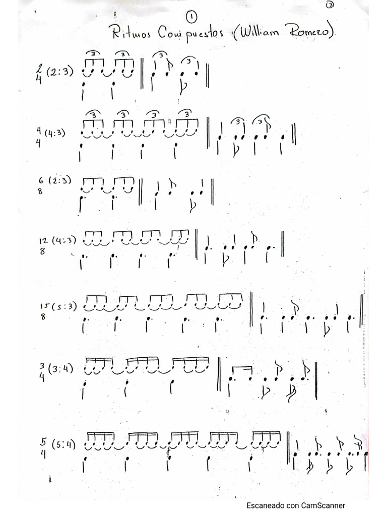 Ritmo Compuesto | PDF