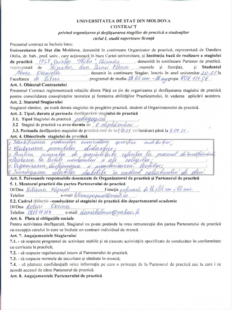 Contract Model | PDF