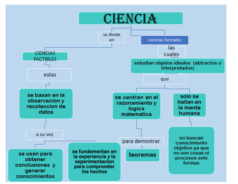 Mapa Conceptual Ramas de La Ciencia | PDF