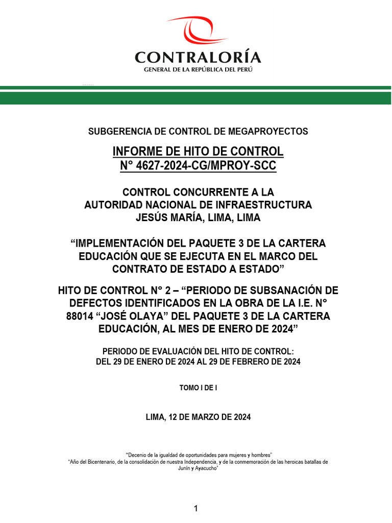 Informe de Hito de Control Concurrente | PDF | Economias