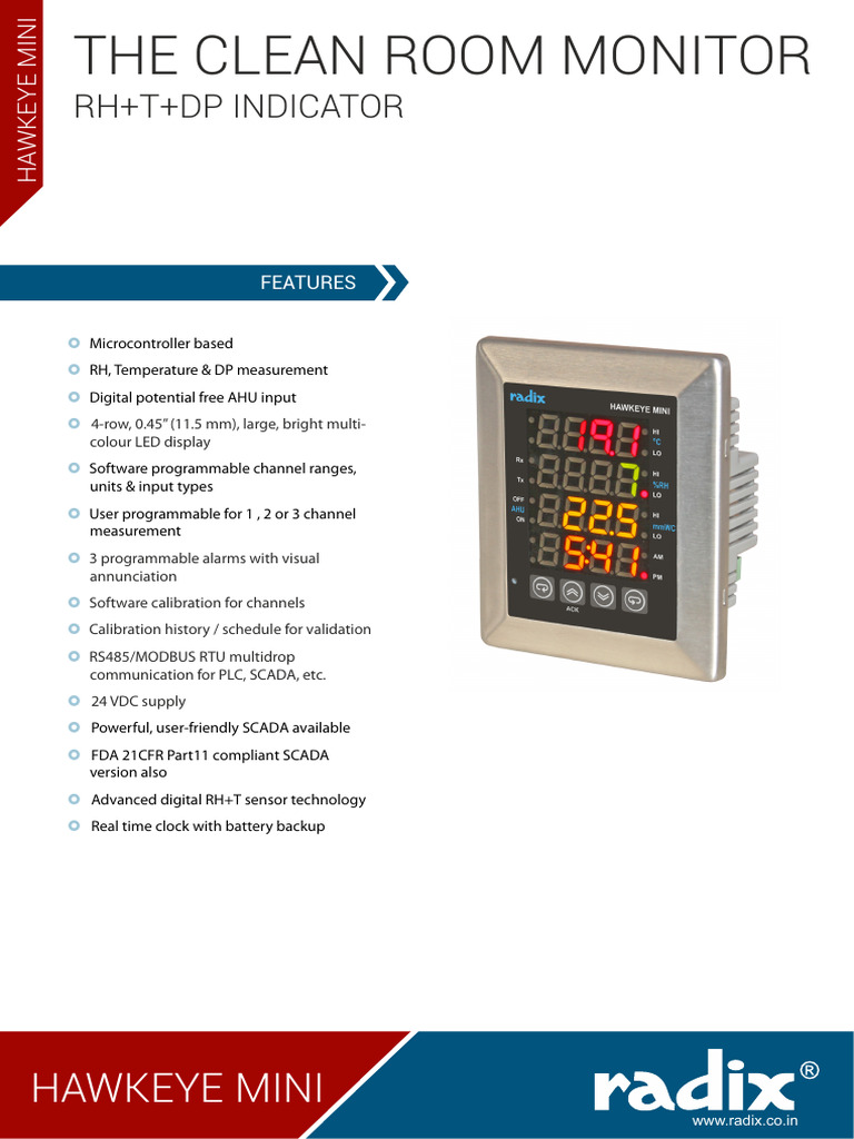 Hawkeye Mini | Download Free PDF | Scada | Sensor