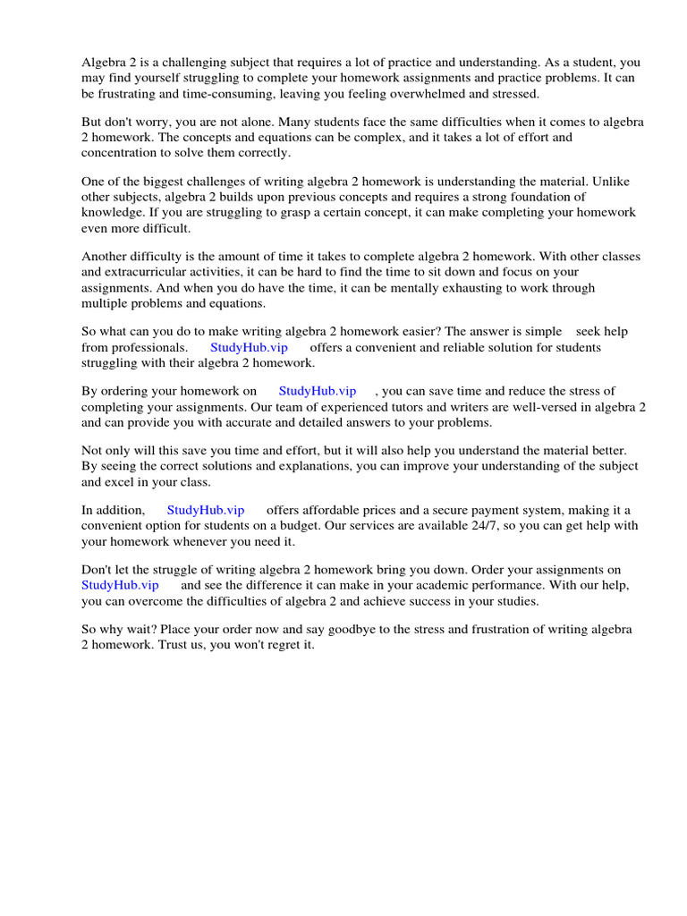 Algebra 2 Homework and Practice Workbook Answers | PDF | Algebra ...