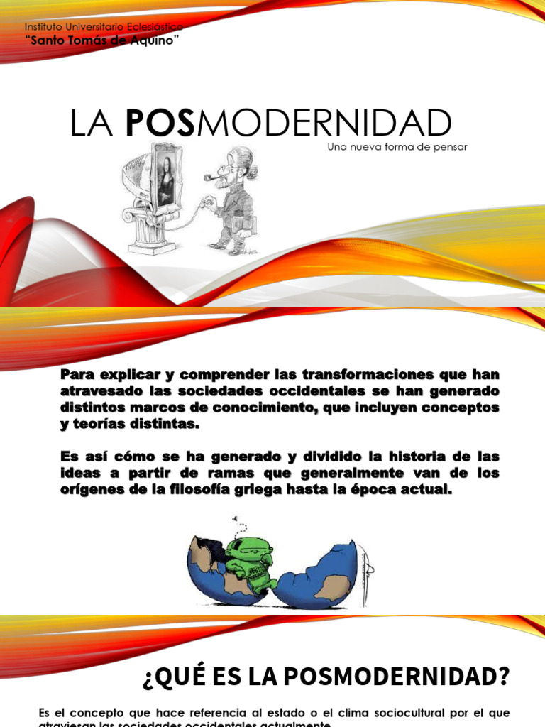 Tema 2 La Filosofia Posmoderna. Una Nueva Forma de Pensar | PDF ...