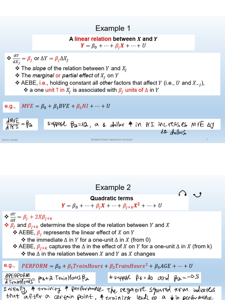 Multiple Linear Regression Guide | PDF | Applied Mathematics | Statistical Analysis