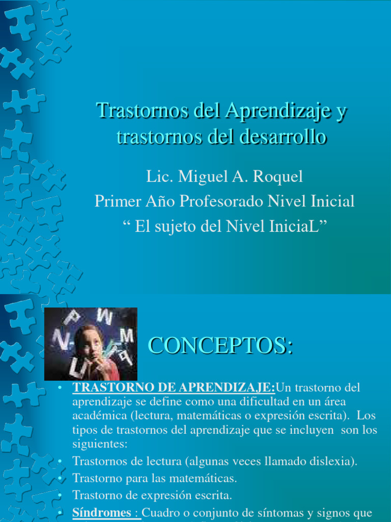 Trastornos_del_Aprendizaje_y_trastornos_del_desarrollo | PDF | Desorden hiperactivo y deficit de ...