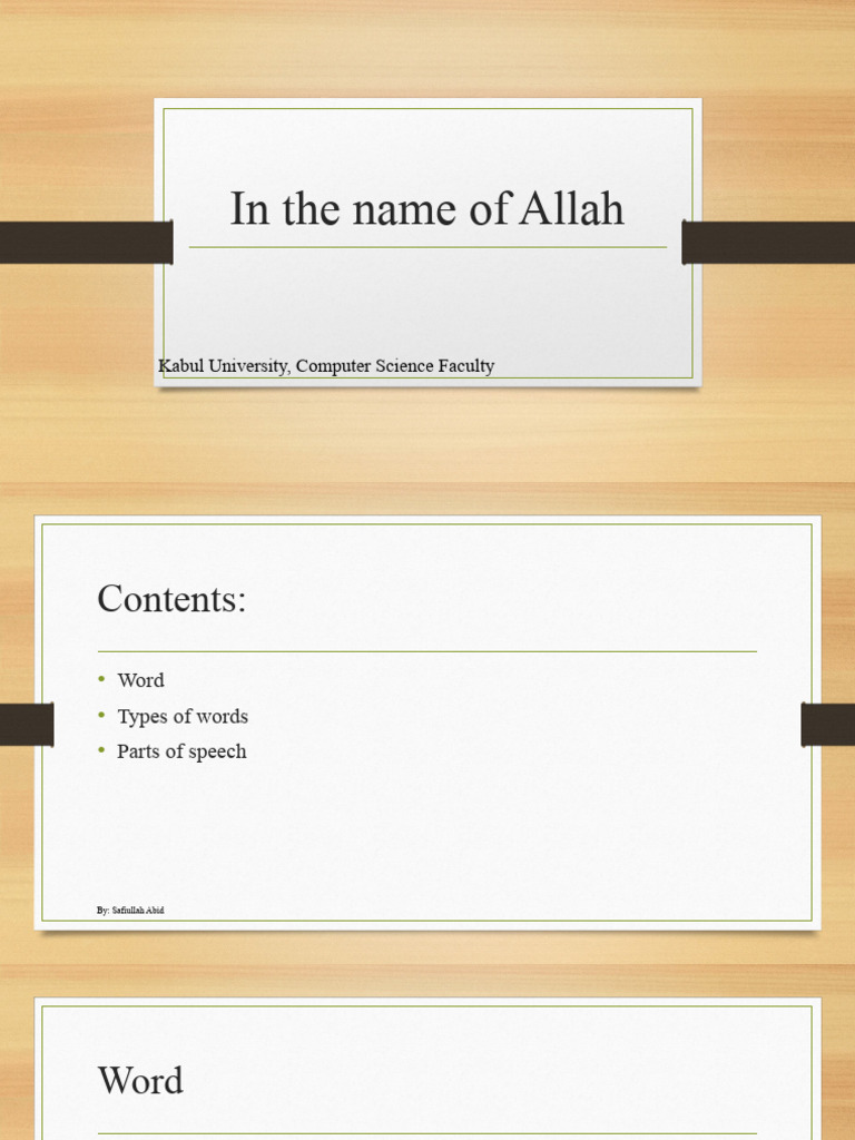 In The Name of Allah | PDF