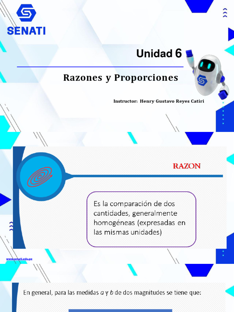 Reforzamiento U6 Razones y Proporciones | PDF | Métodos y materiales de ...