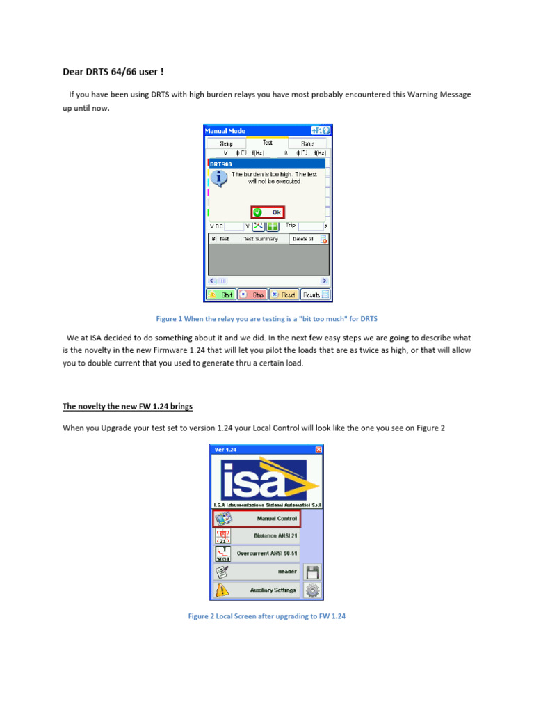 Burden Too High Re ISA DRTS66 or 64 | PDF | Electrical Impedance | Relay