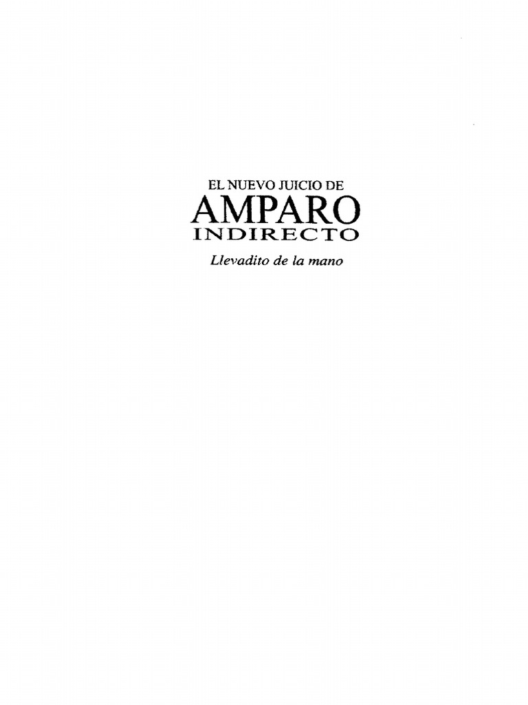 Amparo Indirecto | PDF