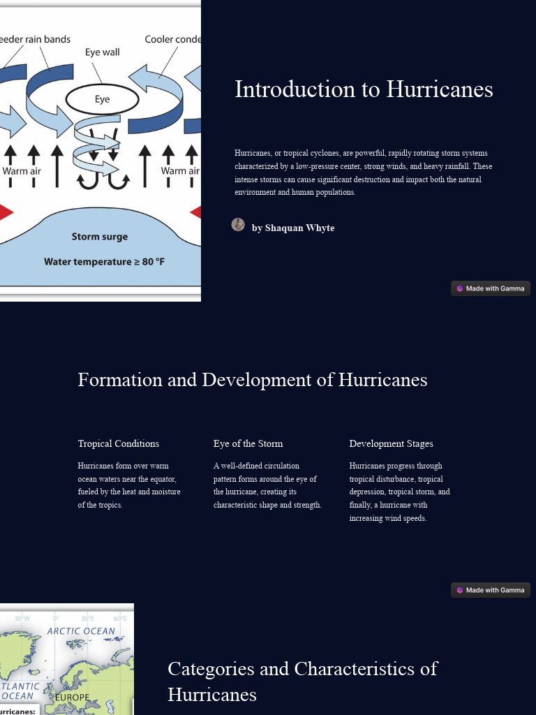 Introduction to Hurricanes | PDF | Tropical Cyclones | Natural Disasters