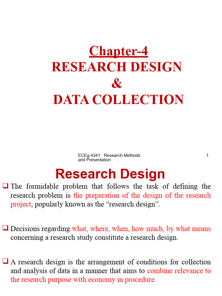 Research Design & Data Collection Guide | PDF | Experiment | Survey ...