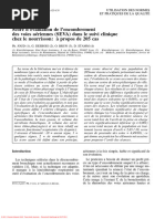 Score de Silverman | PDF | Nourrisson | Médecine clinique