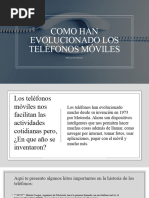 Evolución de los celulares: Antes y ahora | PDF | Smartphone ...