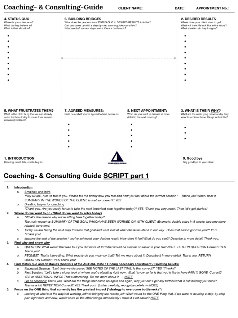 17 -Your Sales Script + Action Plan | PDF | Cognition
