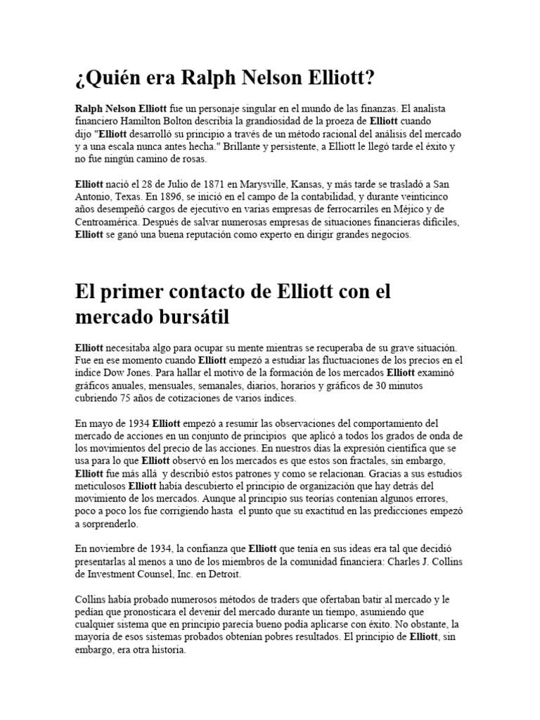 30 Ralph Nelson Elliott | PDF | Olas