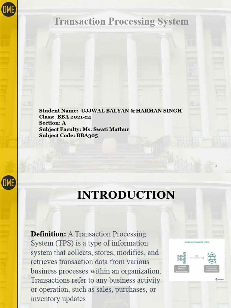 Ism ppt-1 New Ujjwal Harman | Download Free PDF | Database Transaction | Point Of Sale