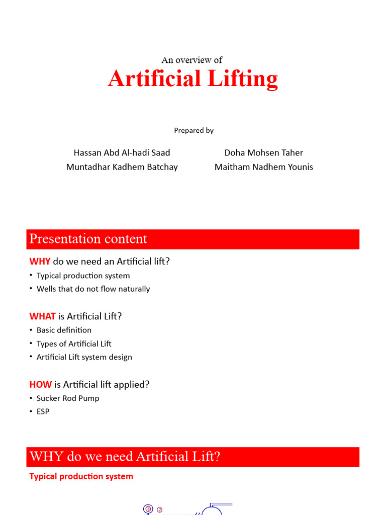 Overview of Artificial Lift Methods | PDF | Pump | Chemical Engineering