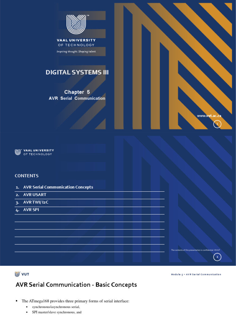 Chapter 5 - AVR Serial Communication | PDF | Computer Engineering | Computing