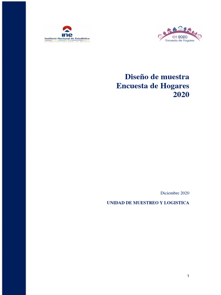 DISENO MUESTRAL EH 2020 | PDF | Muestreo (Estadísticas) | Metodología ... DISENO MUESTRAL EH 2020 | PDF | Muestreo (Estadísticas) | Metodología ...