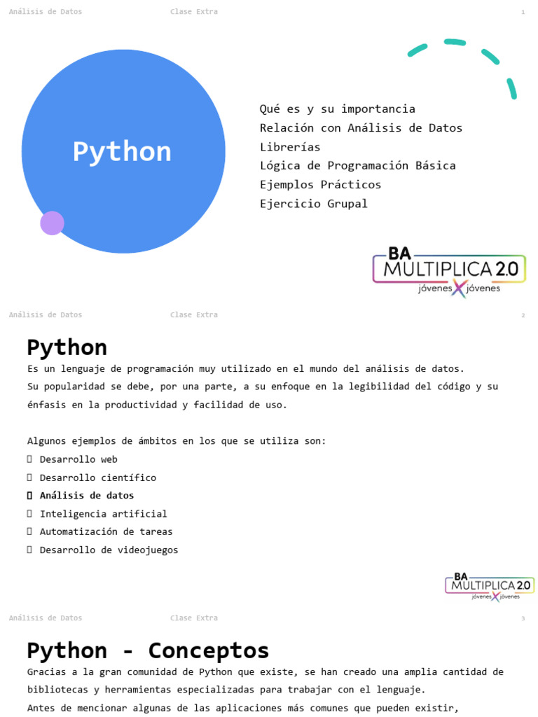 Diapositivas Python Pdf Python Lenguaje De Programación 