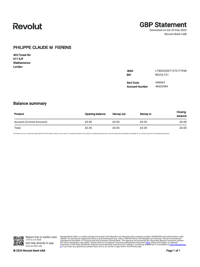 account-statement_2024-02-29 | PDF | Banks | Financial Services