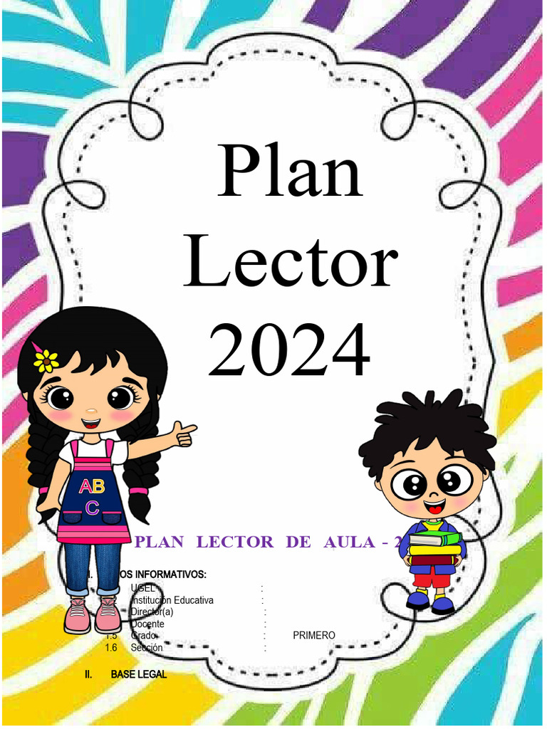 Plan Lector Primero - 2024 | PDF | Educación primaria | Información