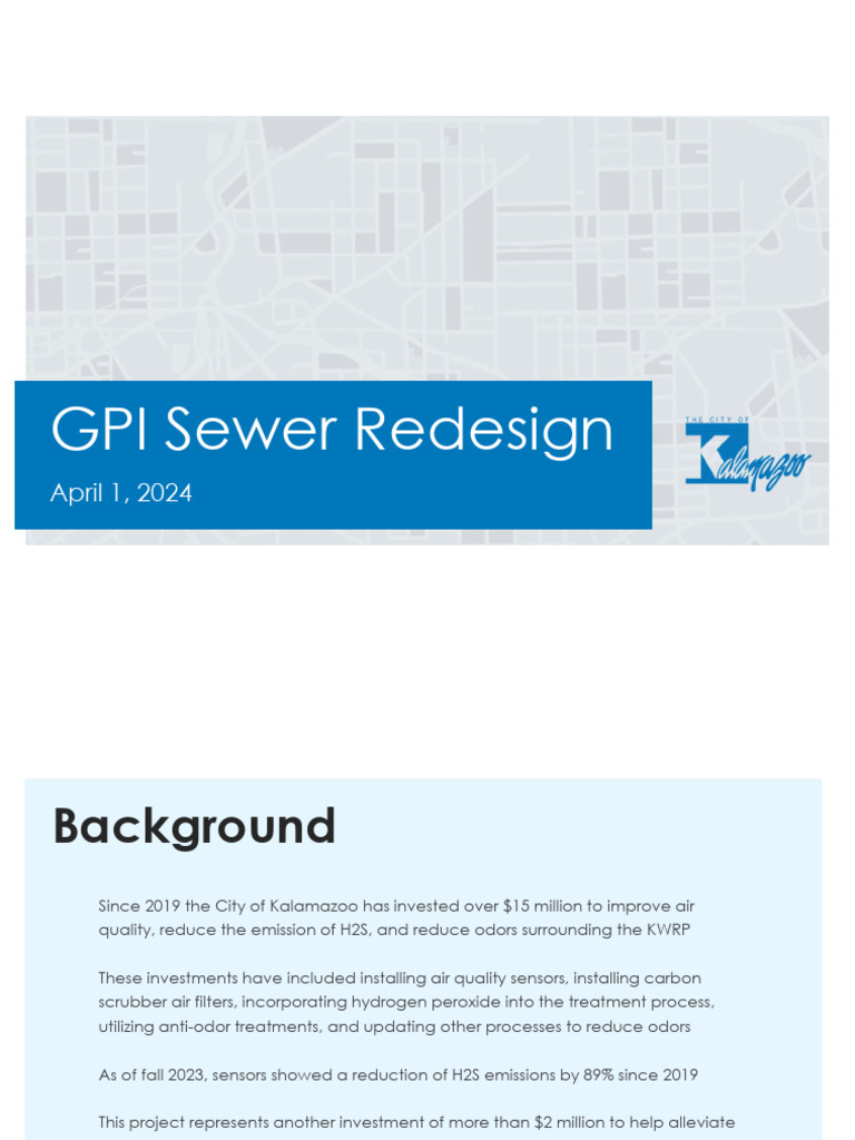 GPI Sewer Pipe Reroute Project Overview | PDF | Sanitary Sewer | Pipe (Fluid Conveyance)