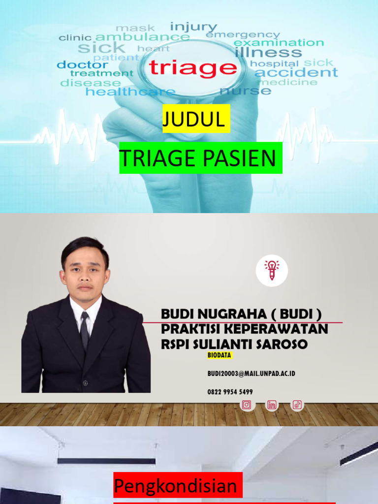 Triage Pasien - Budi Nugraha | PDF