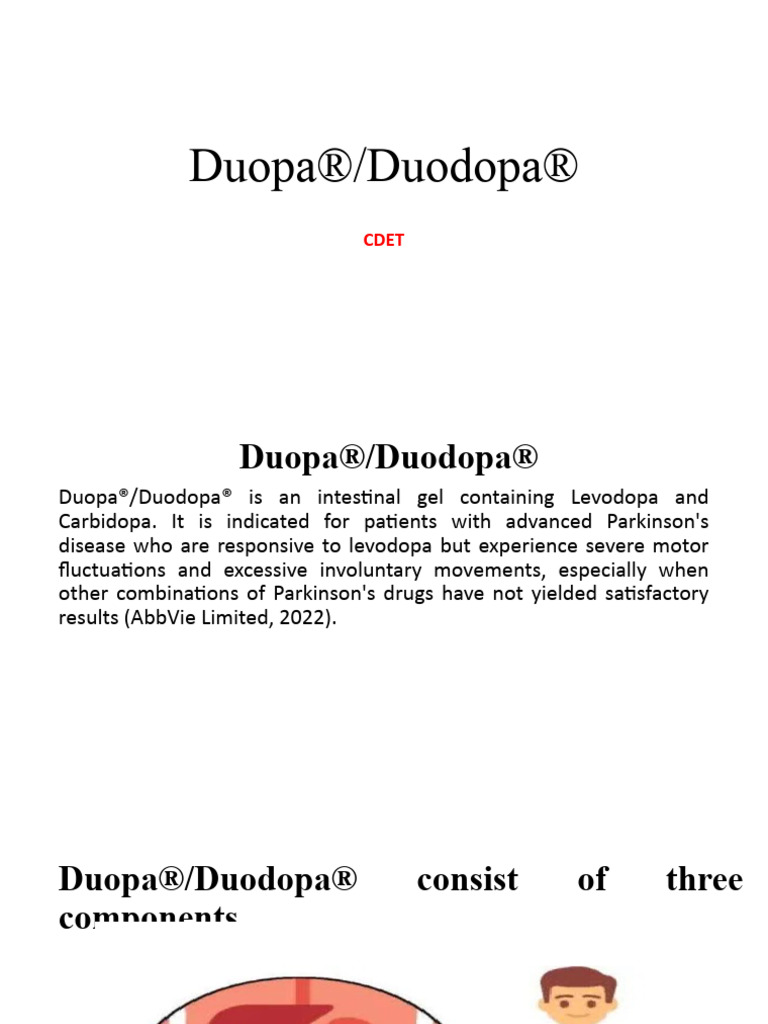 Duopa® PPT | PDF | Specification (Technical Standard) | Food And Drug ...