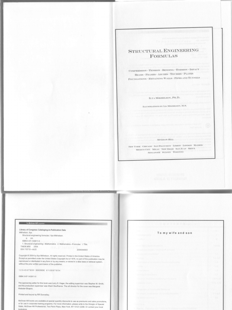 Structural Engineering Formulas | PDF | Bending | Beam (Structure)