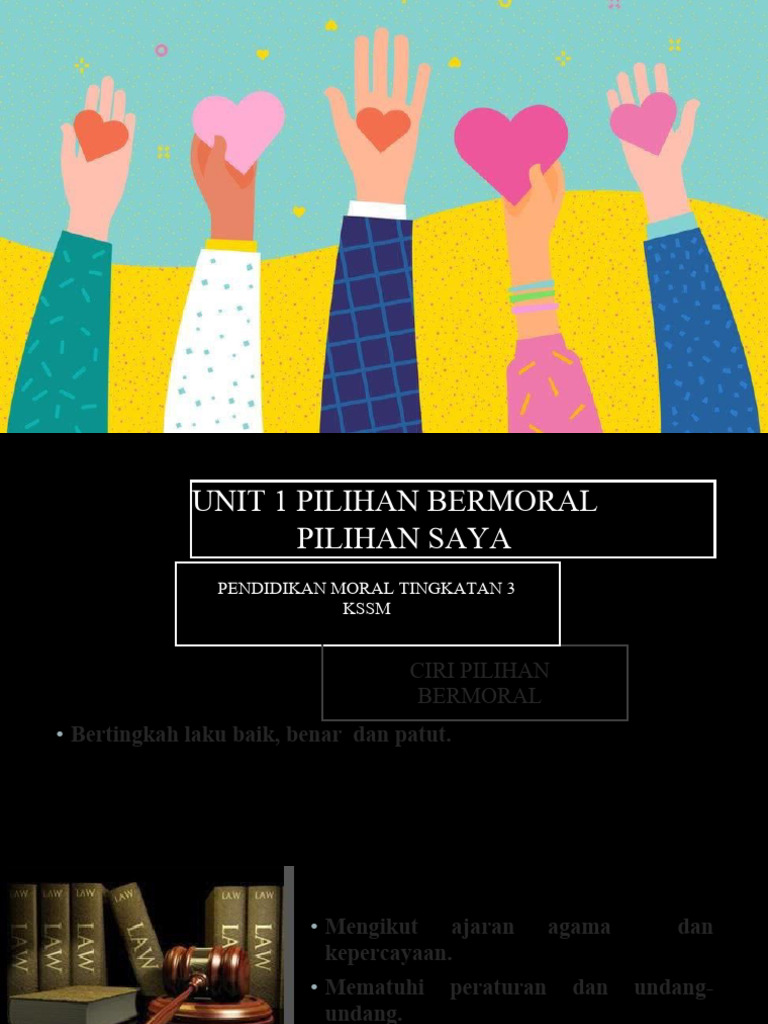 PM T3 KSSM Unit 1 Pilihan Bermoral Pilihan Saya Zila Khalid | PDF ...