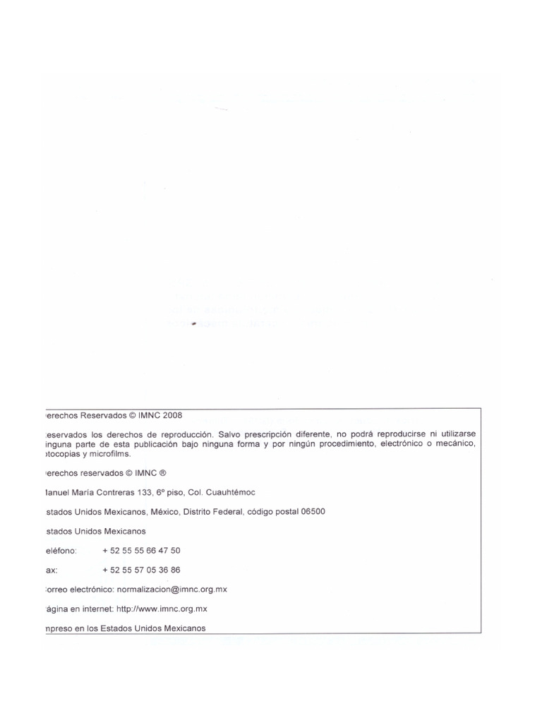 NMX-CH-463 Indicadores de Carátula | PDF