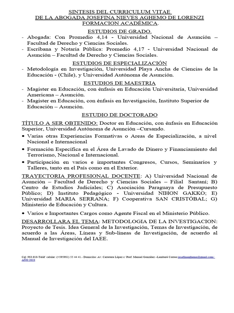 Aghemo Josefina | PDF | Ciencias sociales | Estudios de idiomas extranjeros