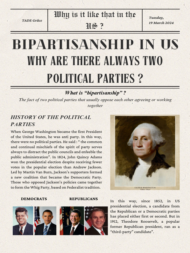 BIPARTISANSHIP | PDF | Democratic Party (United States) | American ...
