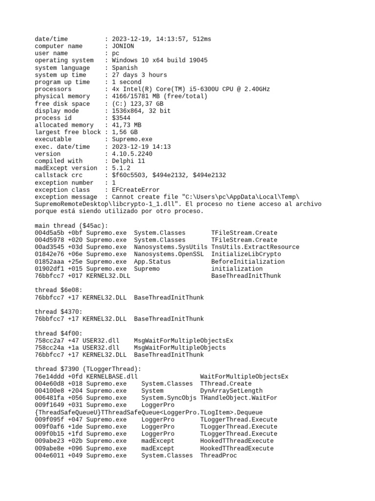 Bugreport | PDF | Computing | Operating System Families