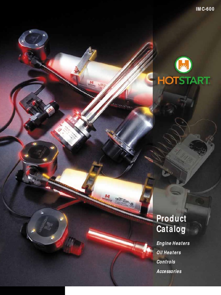 Catalog Hotstart IMC-600 | PDF | Thermostat | Electric Heating