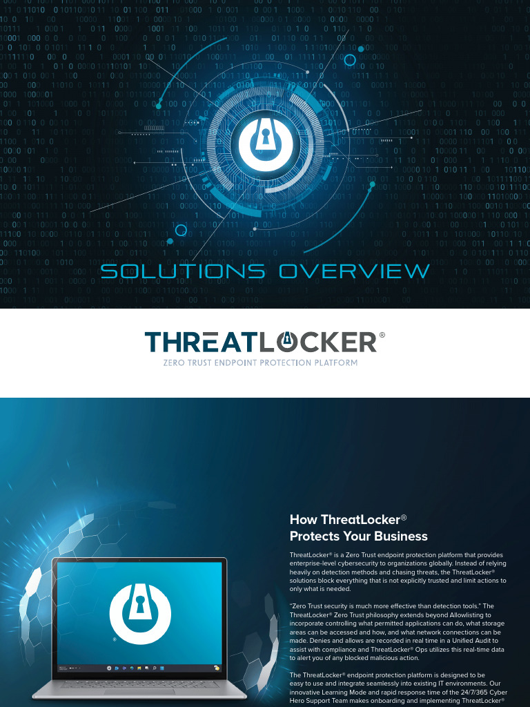 ThreatLocker Solutions Overview 2023 Web | PDF | Malware | Computer Network