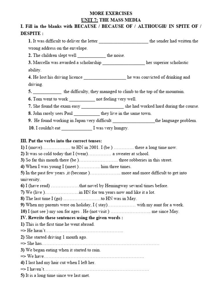 Eslprintables 20141126933146188 | PDF | News | Mass Media