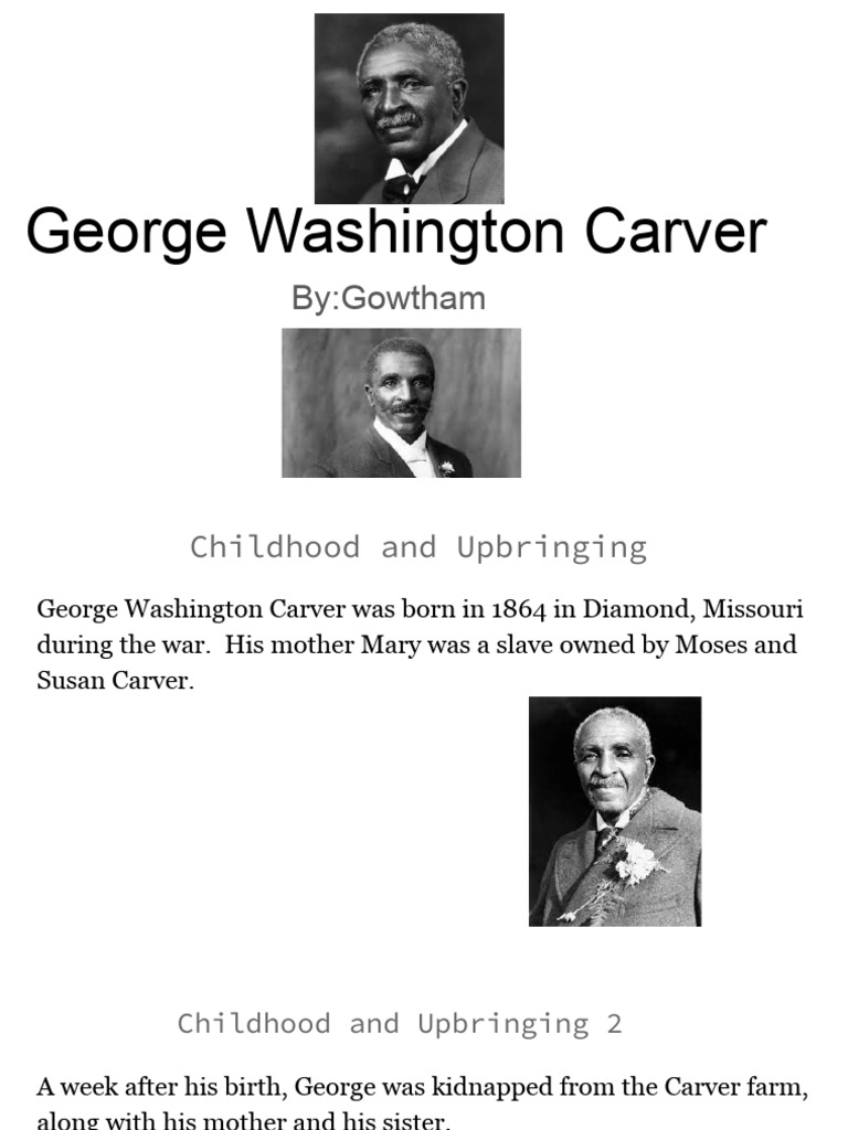 George Washington Carver | PDF