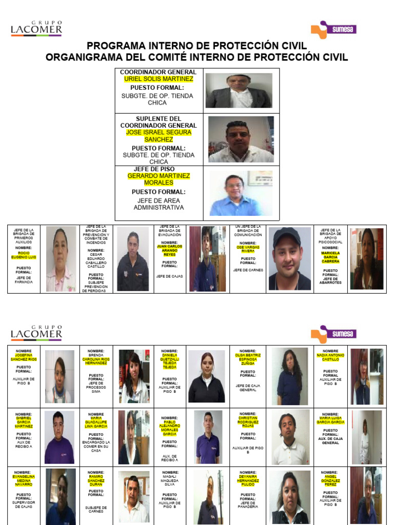 Programa Interno de Protección Civil | PDF