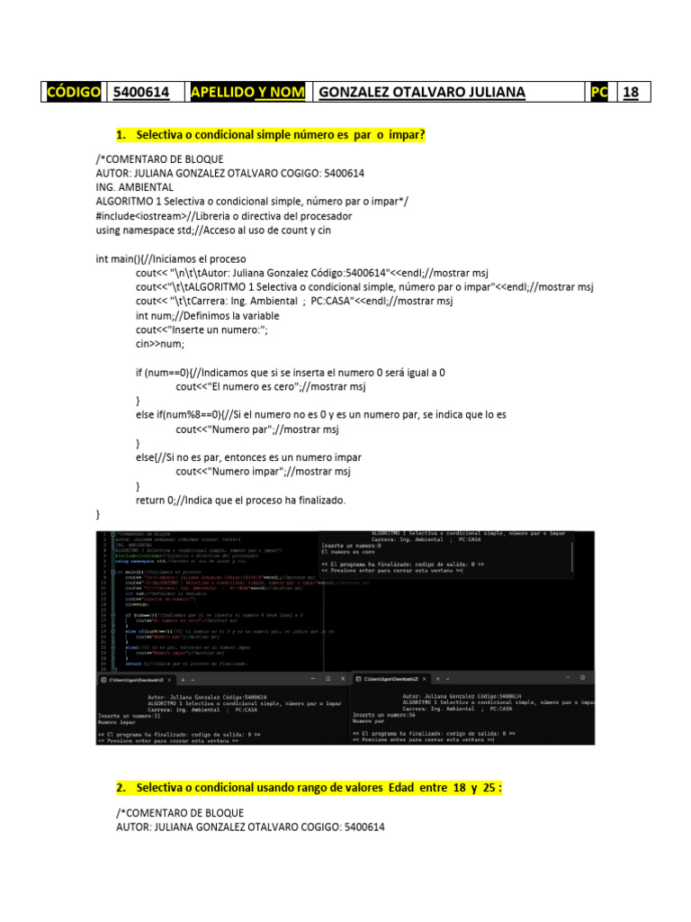 Correccion Prog2 JUGONOT | PDF | Programación de computadoras | Informática