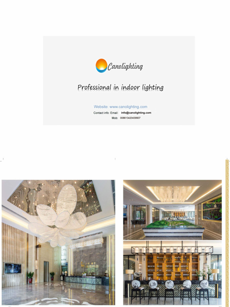 Cano Lighting Project Catalog 2023 | PDF