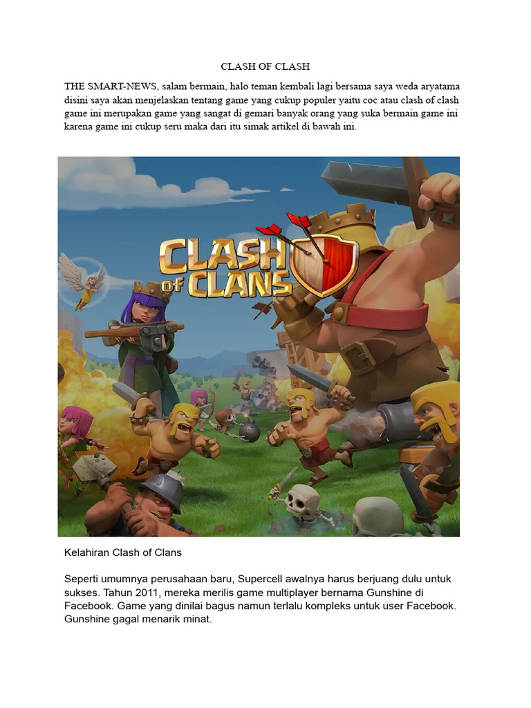 SEJARAH GAME COC | PDF