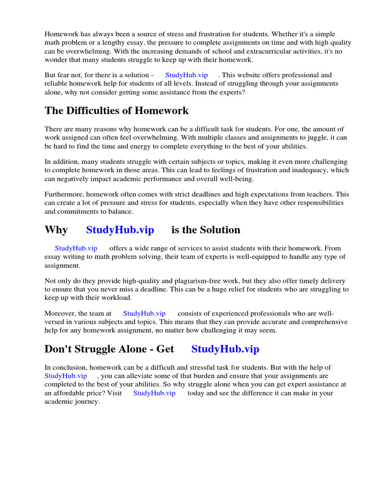 Homework w8 | PDF | Homework | Reading Comprehension