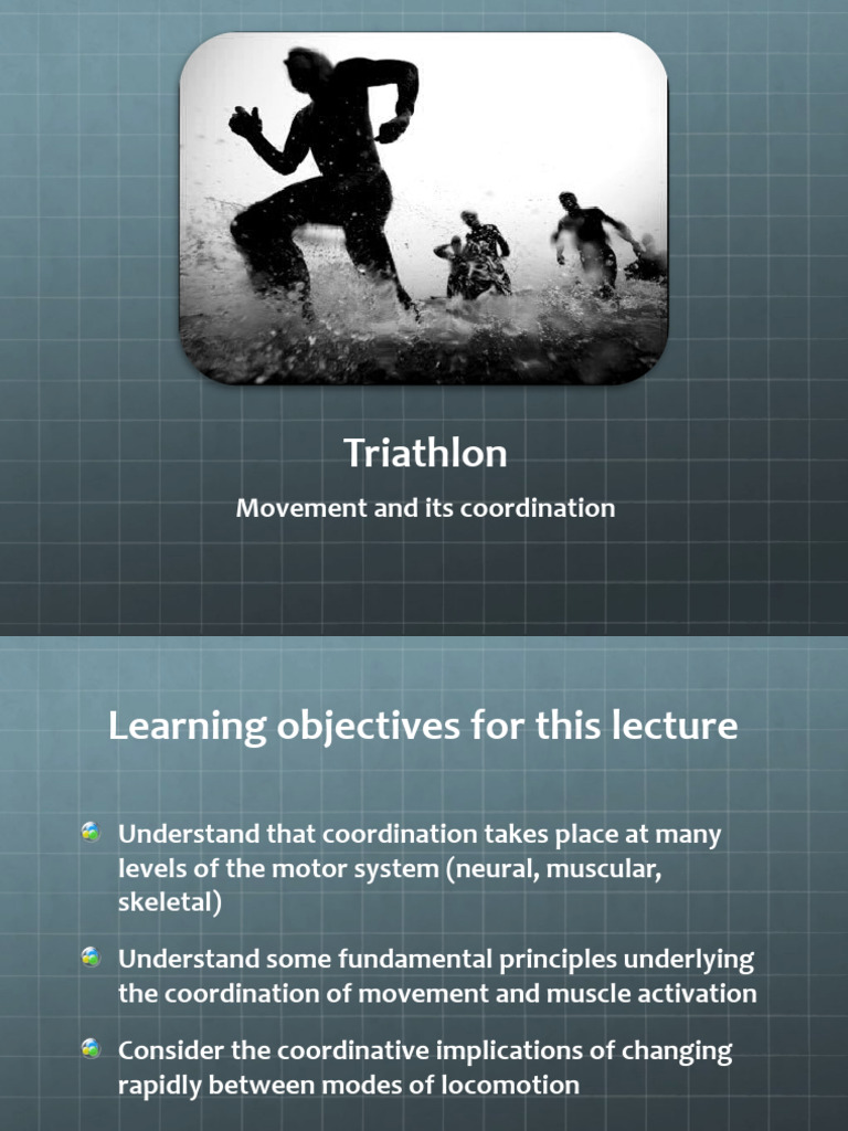 Efficient Triathlon Movement Coordination | PDF | Skeletal Muscle | Force