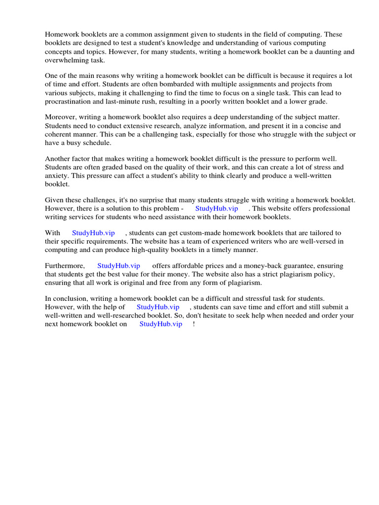 Computing Homework Booklet | PDF | Facebook | Amazon Kindle