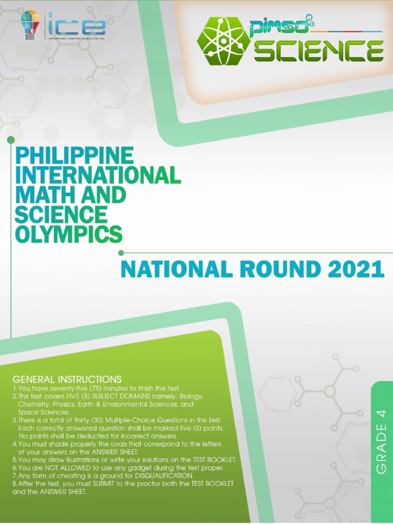 Grade 4 Pimso Science NRQ | PDF | Planets | Saturn