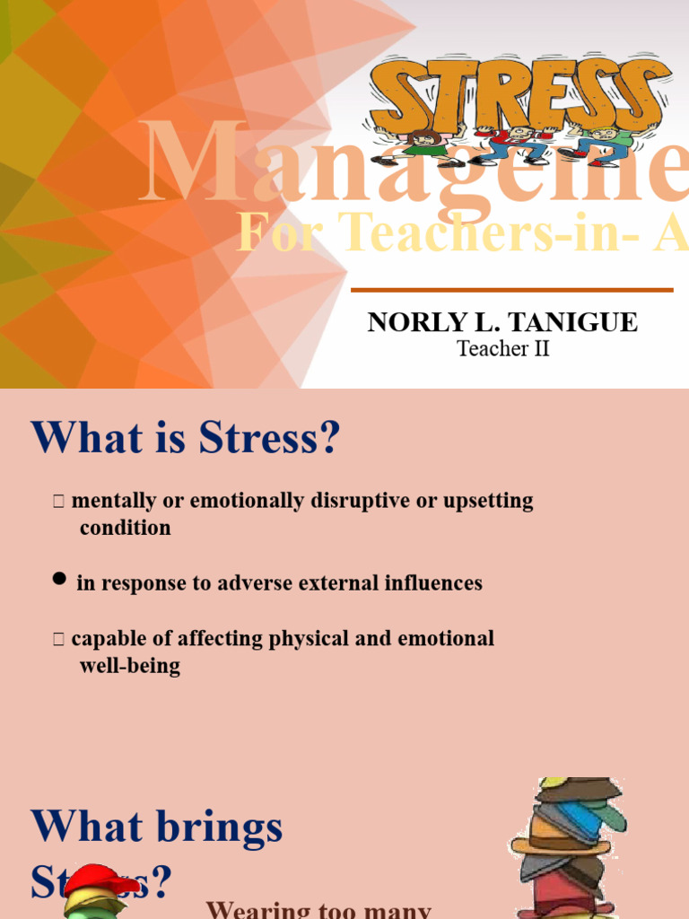 Stress Management | PDF