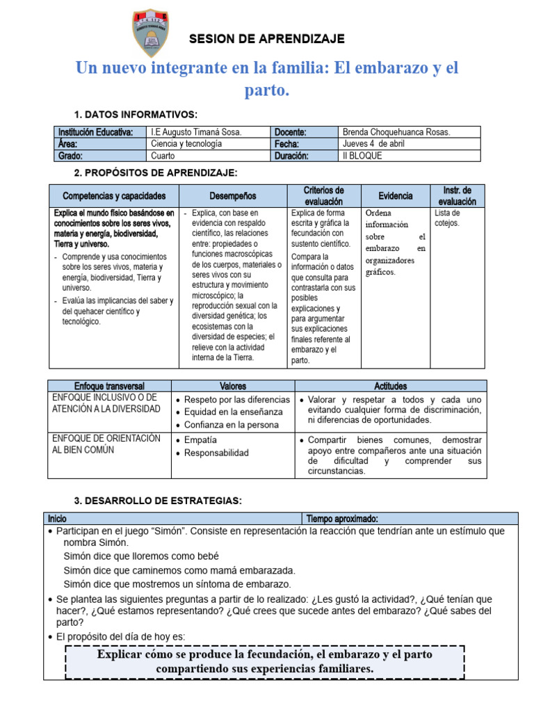 La Gestación y El Parto | Descargar gratis PDF | El embarazo | Biodiversidad